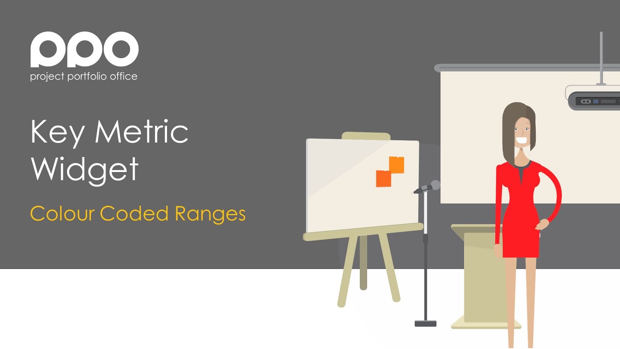 Key Metric Widget Colour Coded Ranges - YouTube