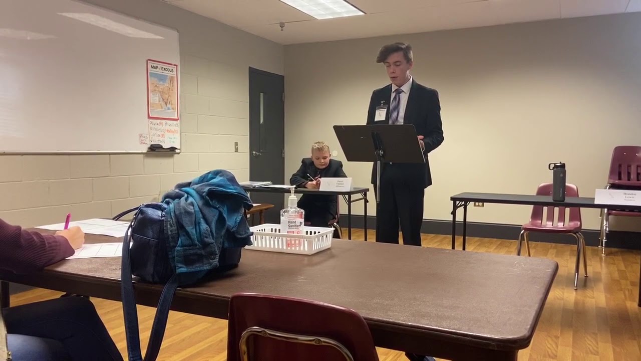 Daniel England Debate Affirmative 1 - YouTube