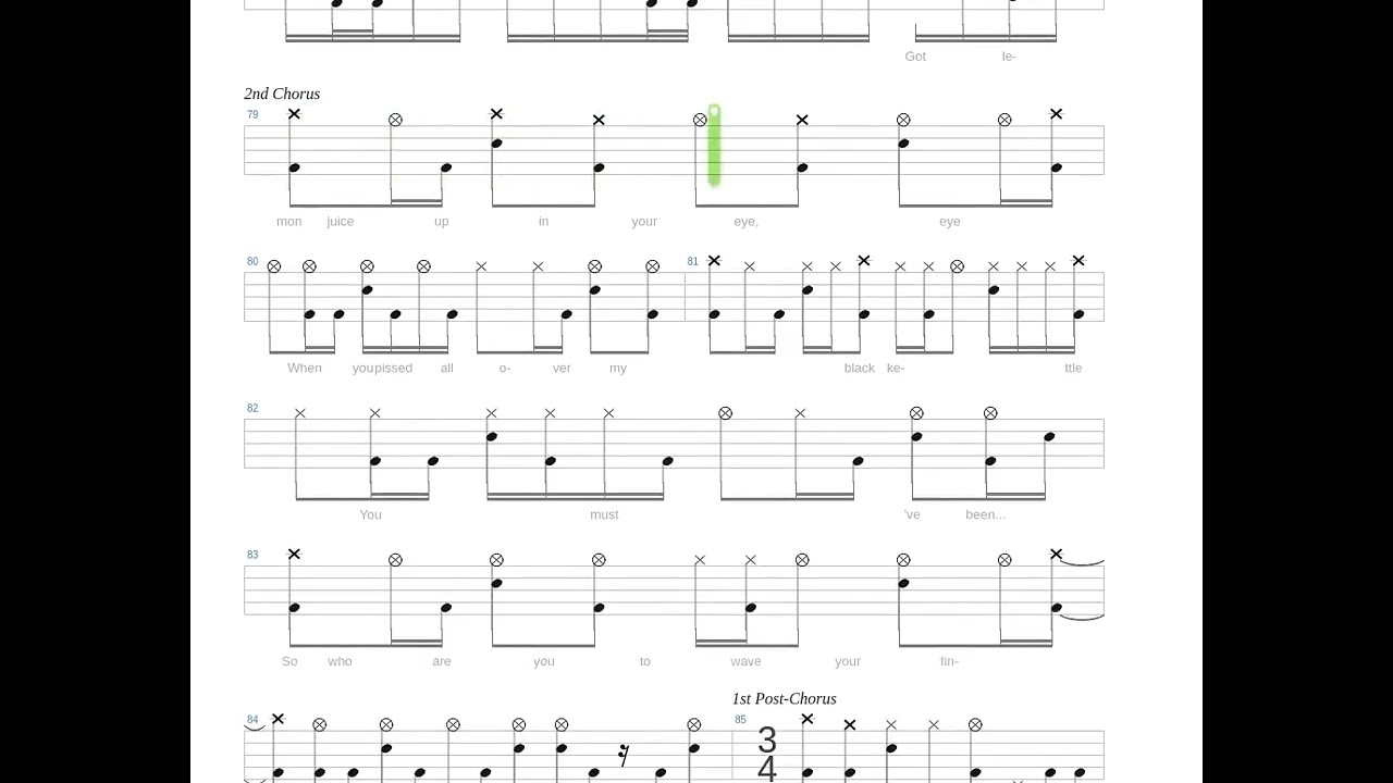The Pot + Tool + Drums only + Drum tab - YouTube