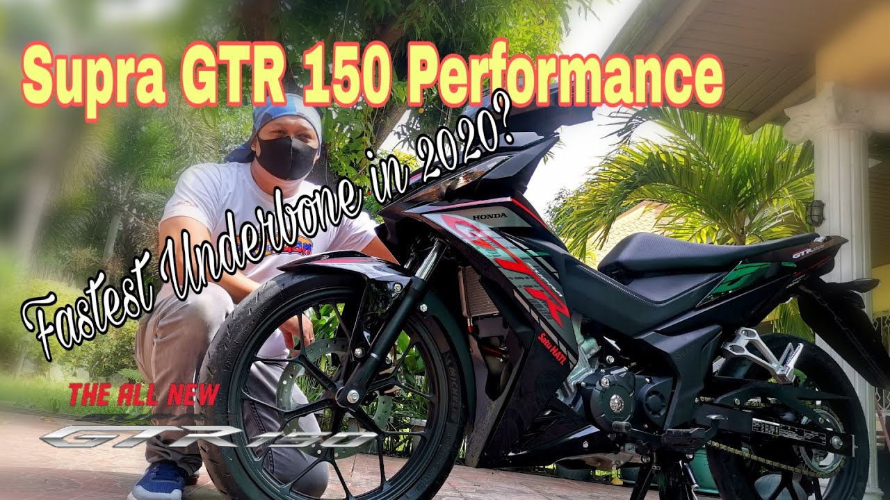 Fastest Underbone? | Honda Supra GTR 150 | Performance Review - YouTube