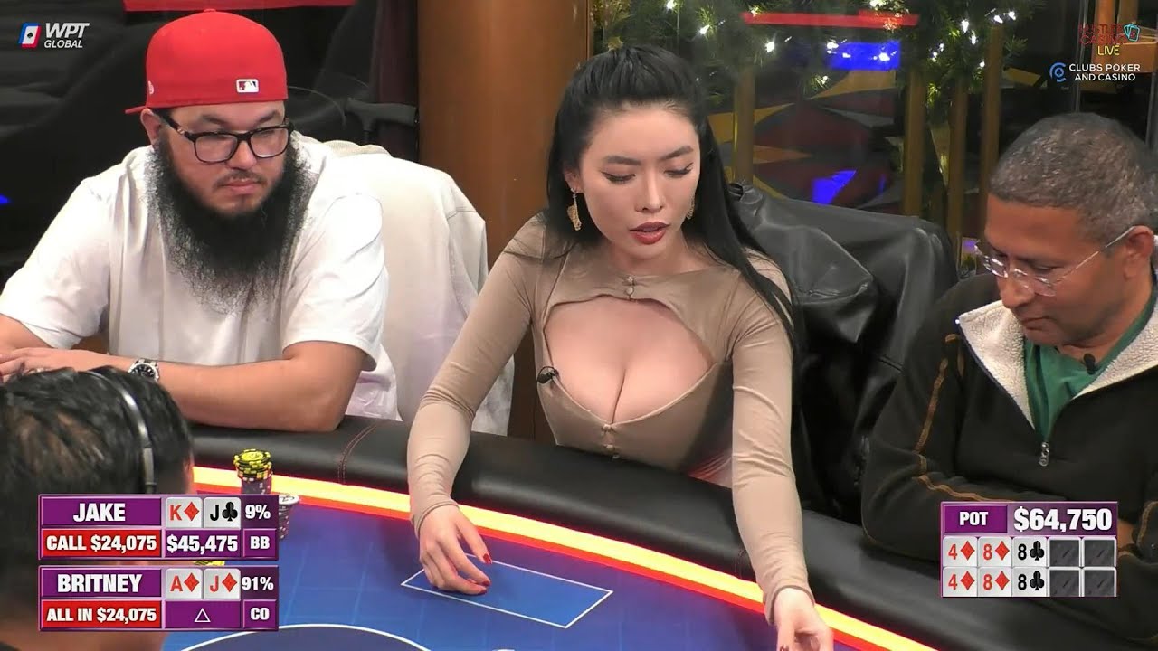 神似Alan Keating选手Jake加入战局，Britney过年了？2025 Hustler Casino Live 第三期第一集 德州扑克 - YouTube