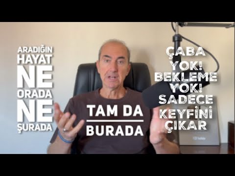 GERÇEK SADECE ŞİMDİ VE BURADA! I Meditasyon I I Tuncay YEŞİLPINAR