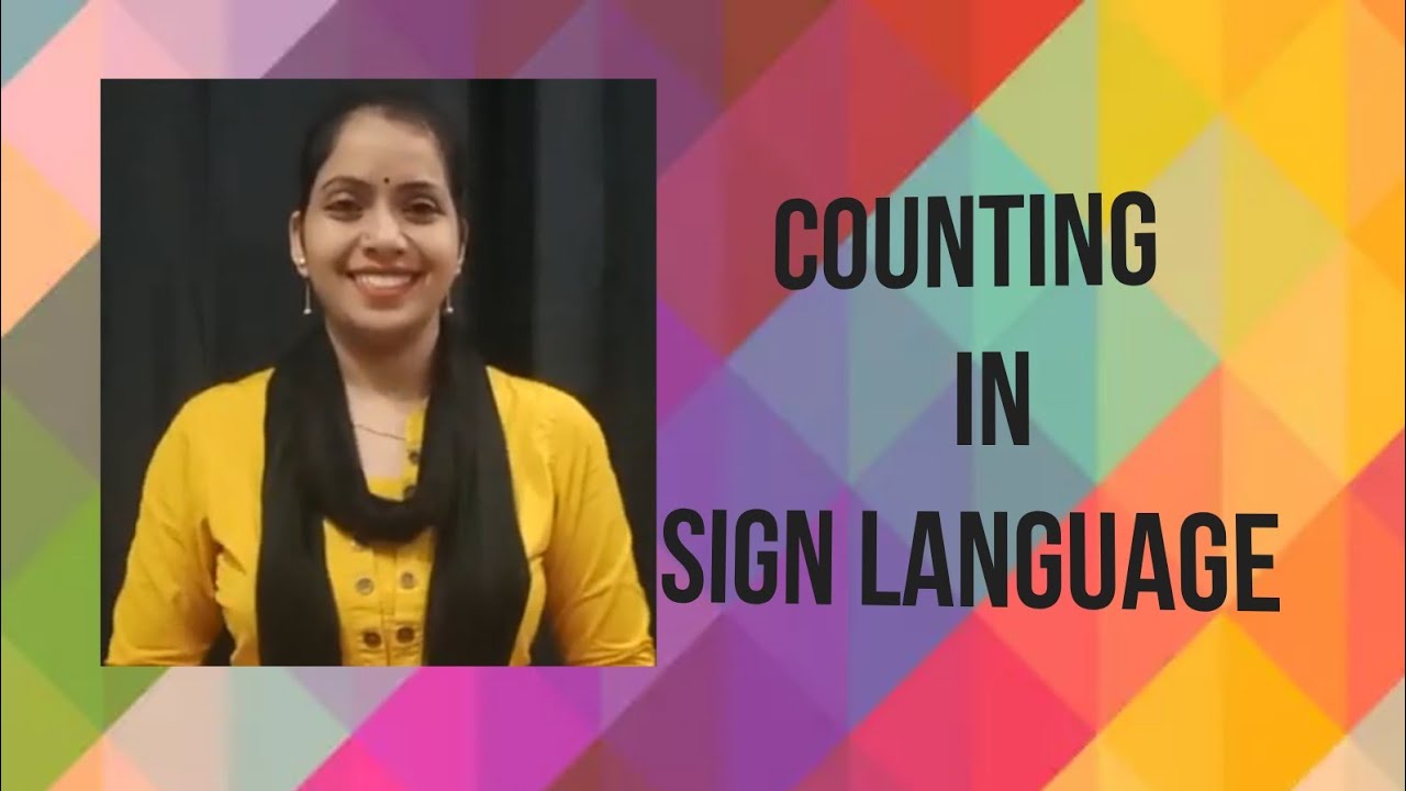 1 to 20 counting in ASL sign language - YouTube