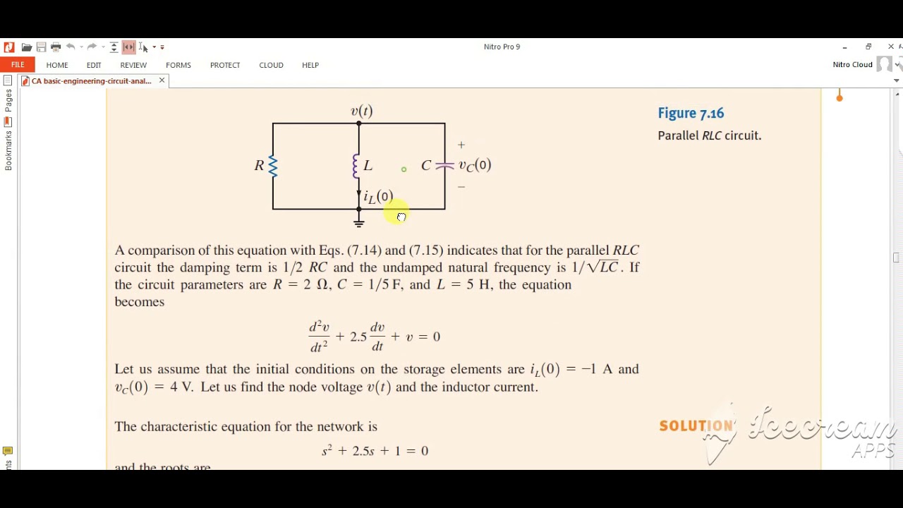 RLC Parallel circuit implementation in Multisim - YouTube