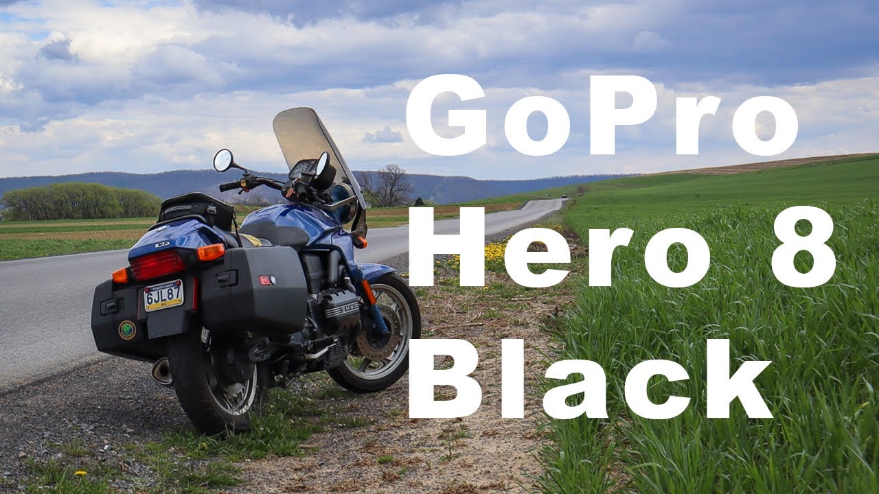 Testing the GoPro Hero 8 Black while riding a BMW K75C motorcycle ...
