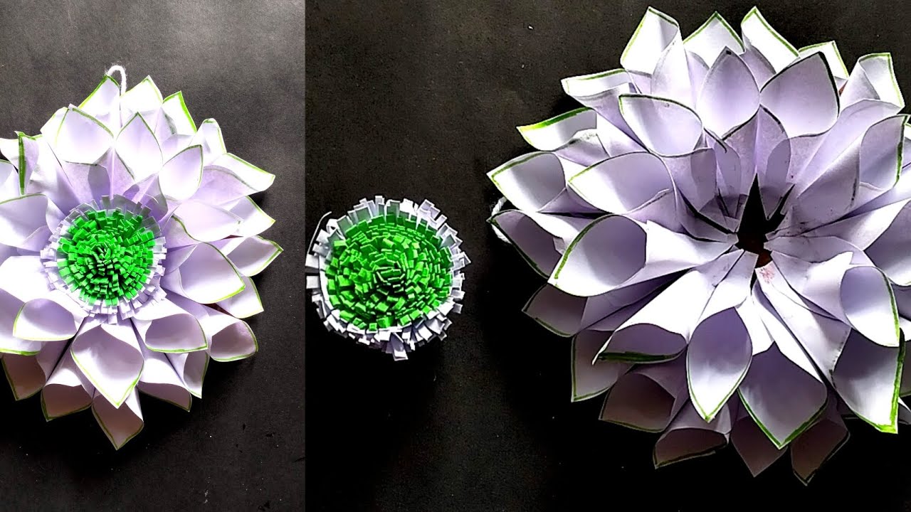 Beautiful Cardboard Craft Ideas// DIY Wall decoration using cardboard ...