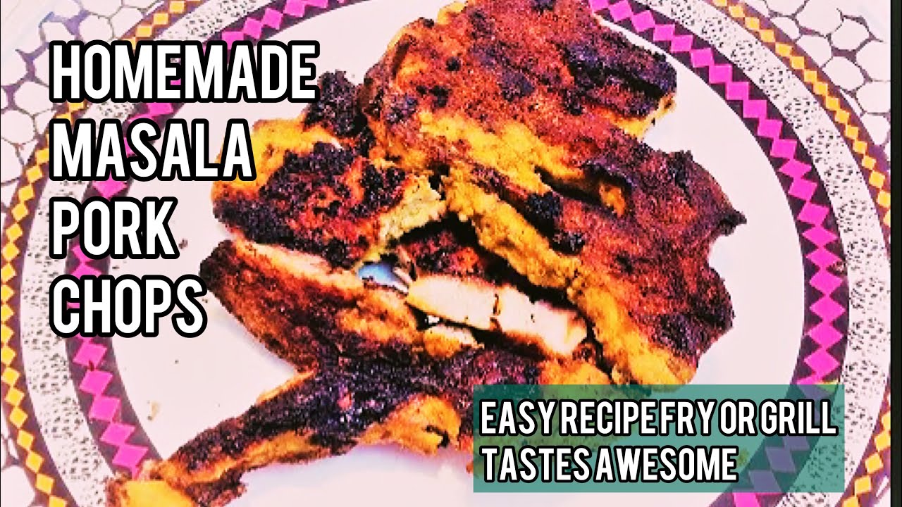 ️ How to make Indian Pork Chops with easy masala. Fry or grill, try ...