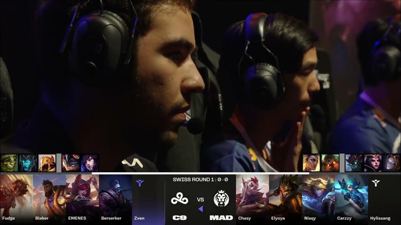 C9 vs MAD @ Worlds 2023 | Swiss fáze - YouTube