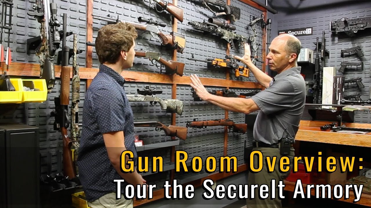 Custom Gun Room Tour - YouTube