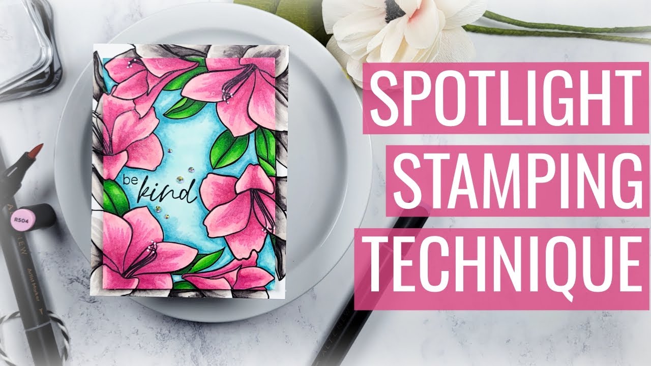 Spotlight Stamping Technique: Deja Vu - YouTube