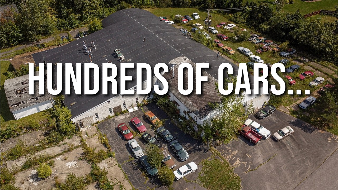 Millionaires Abandoned Car Shop with RARE Collection | Classic Cars ...