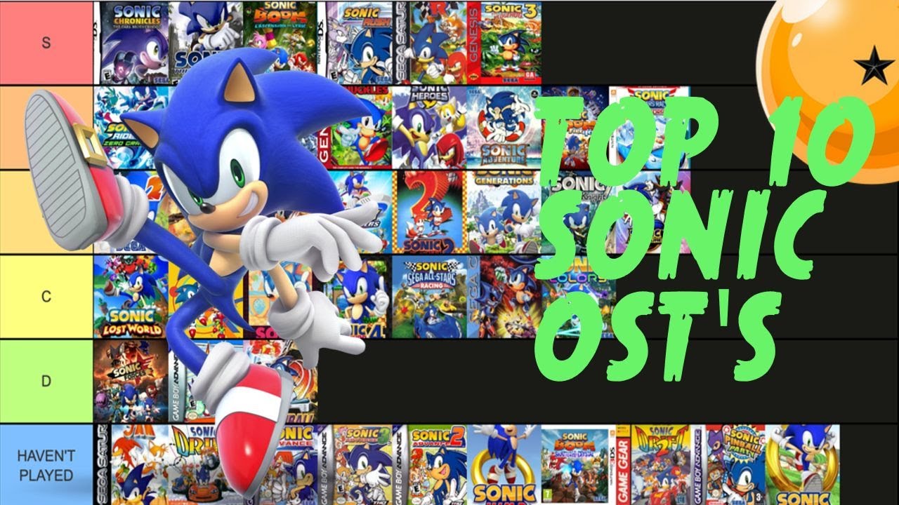 My Top 10 Sonic Soundtracks - YouTube