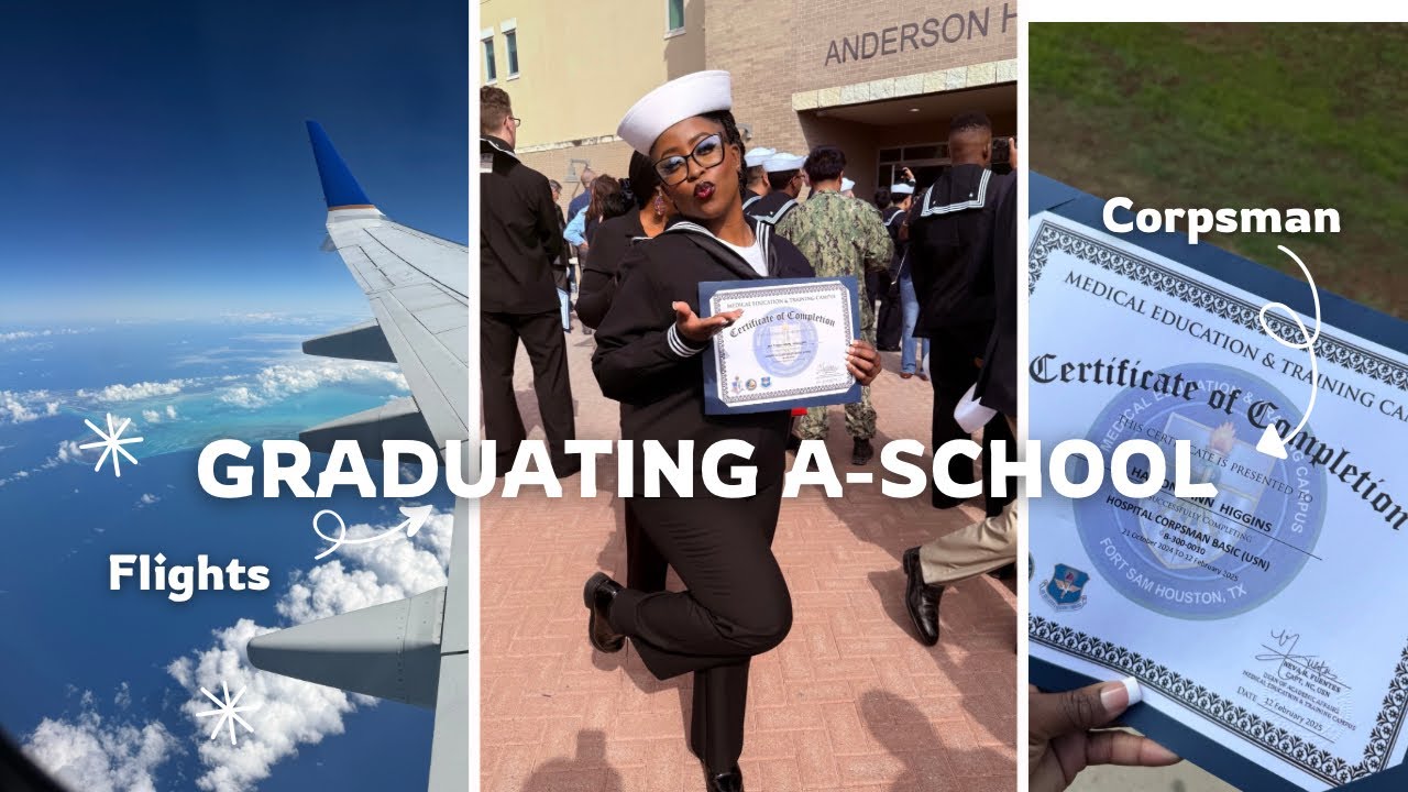 I GRADUATED A-SCHOOL//Navy Corpsman #military#vlog - YouTube