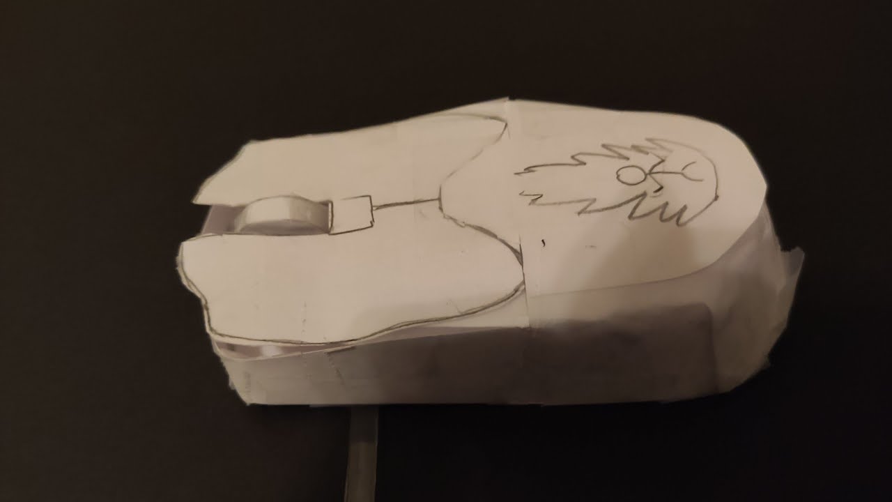 My Paper Gaming Mouse System (With a working cursor!!) - YouTube