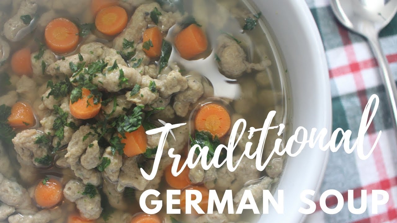 German Soup - Liver Spaetzle - YouTube