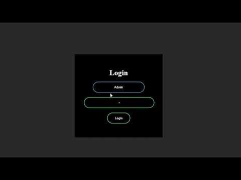 How to Create Login form using HTML & CSS only - YouTube