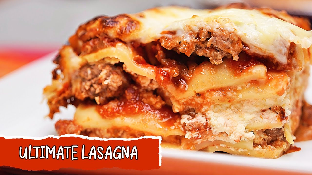 ULTIMATE Lasagna Quick Recipe - YouTube
