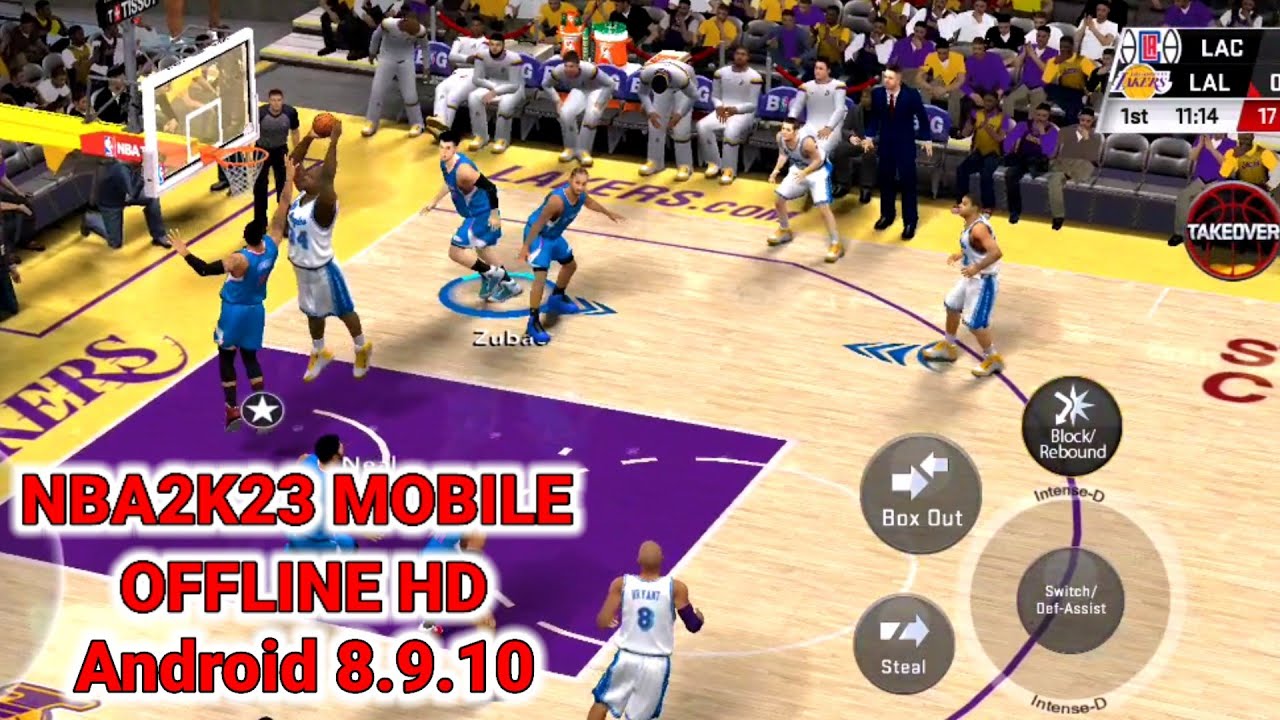 GAME ANDROID OFFLINE GRAFIK HD| NBA2K20-NBA2K23 MOBILE GAMEPLAY - YouTube