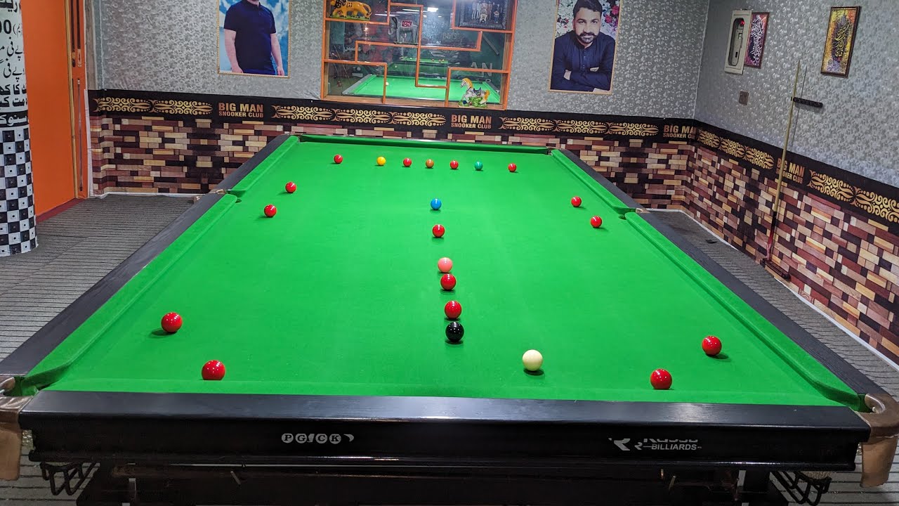 Big Man Snooker live solo practice By Ahmad Shehryar 🙂 - YouTube