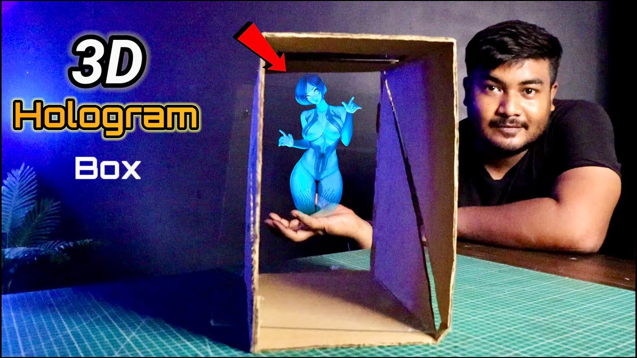 How To Make 3D Hologram Box in 1 minute | Viral Reel - EXPERiMENTAL 🔥 ...