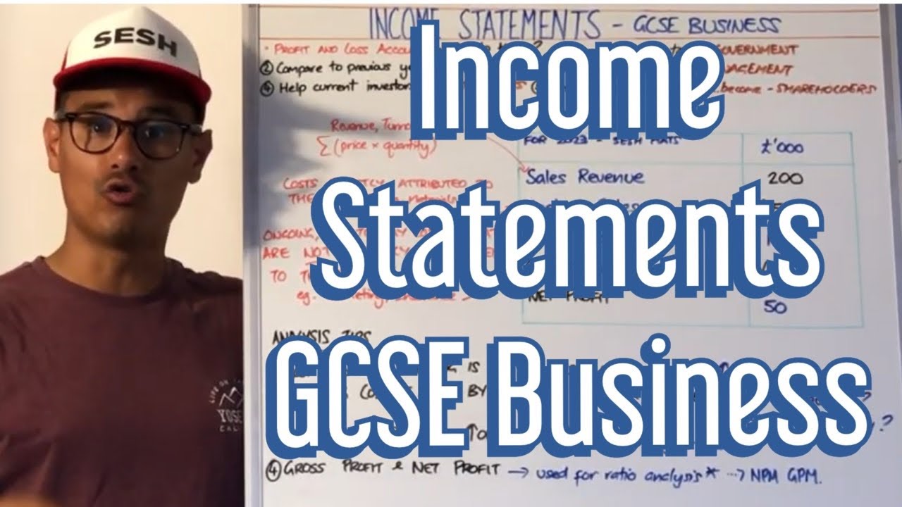 Income Statements - GCSE Business - YouTube