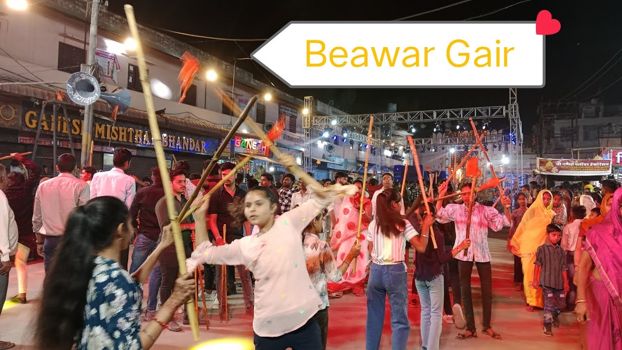 Beawar famous Gair 👯 Happy Holi - YouTube