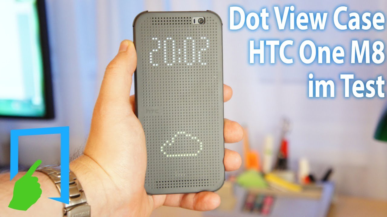 HTC One M8 Dot View Case deutsch - YouTube