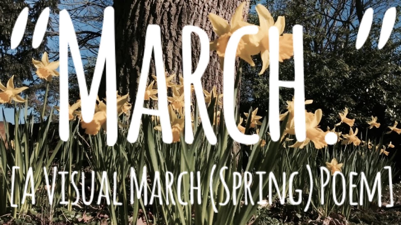 🌷💚 Visual Poetry That Rhymes - Nature | March. - Spring Season Poem ...
