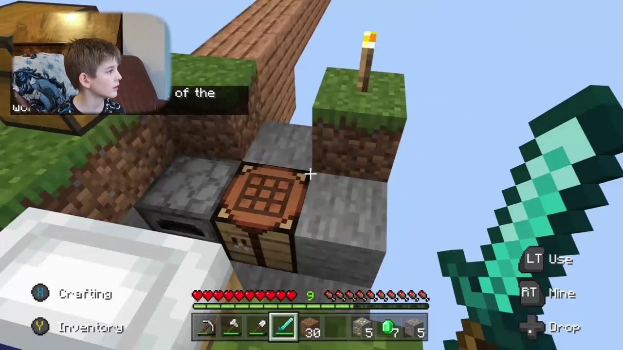 MINECRAFT - SKYBLOCK - Build to islands 2 and the Nether - YouTube