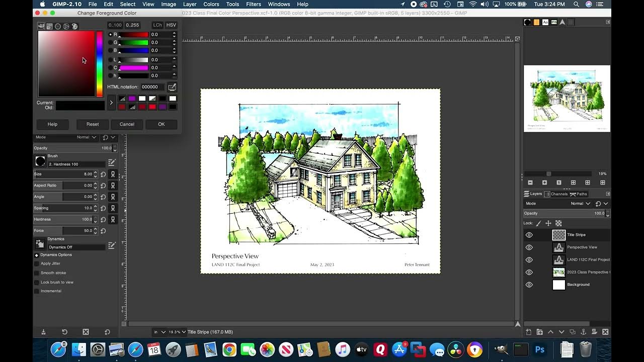 2023 Final Projects Steps 13 thru 17 GIMP Title Sheets - YouTube
