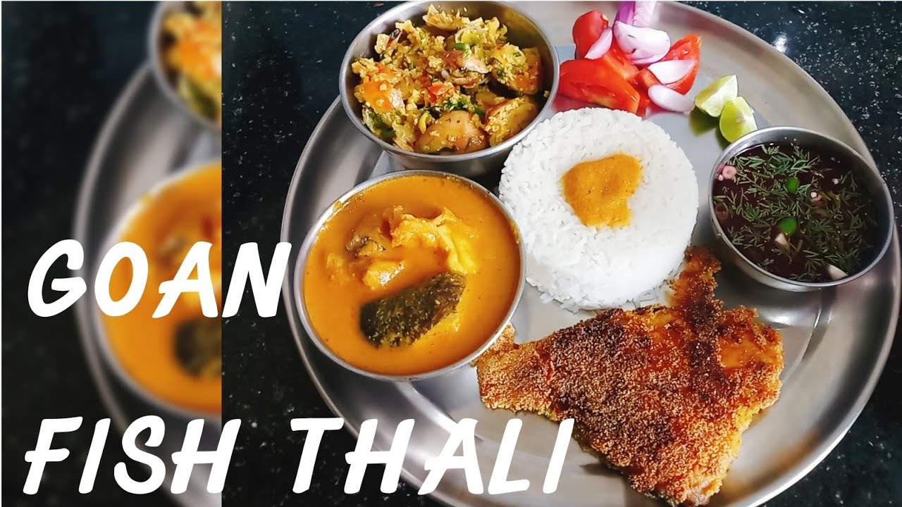 Goan Fish Thali recipe, bodkanchi curry, fish fry, tisryache sukhe ...