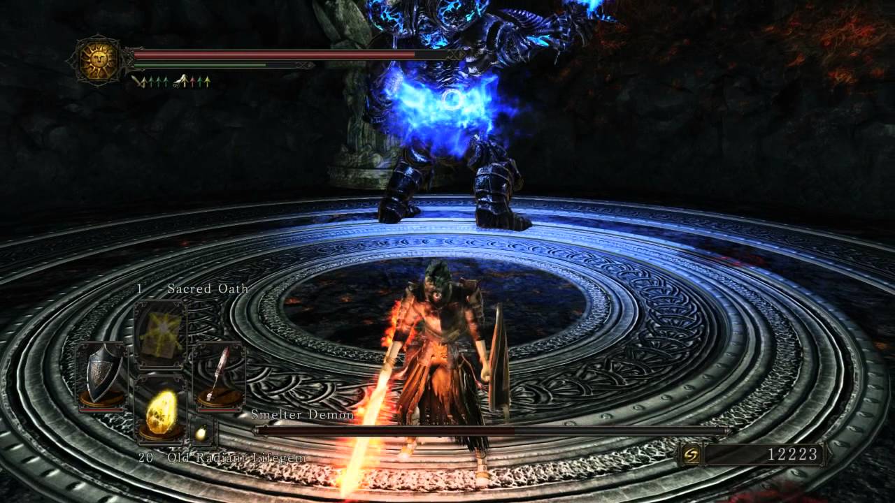 Dark Souls 2 DLC: Hard Hitting Build vs. Blue Smelter Demon - YouTube