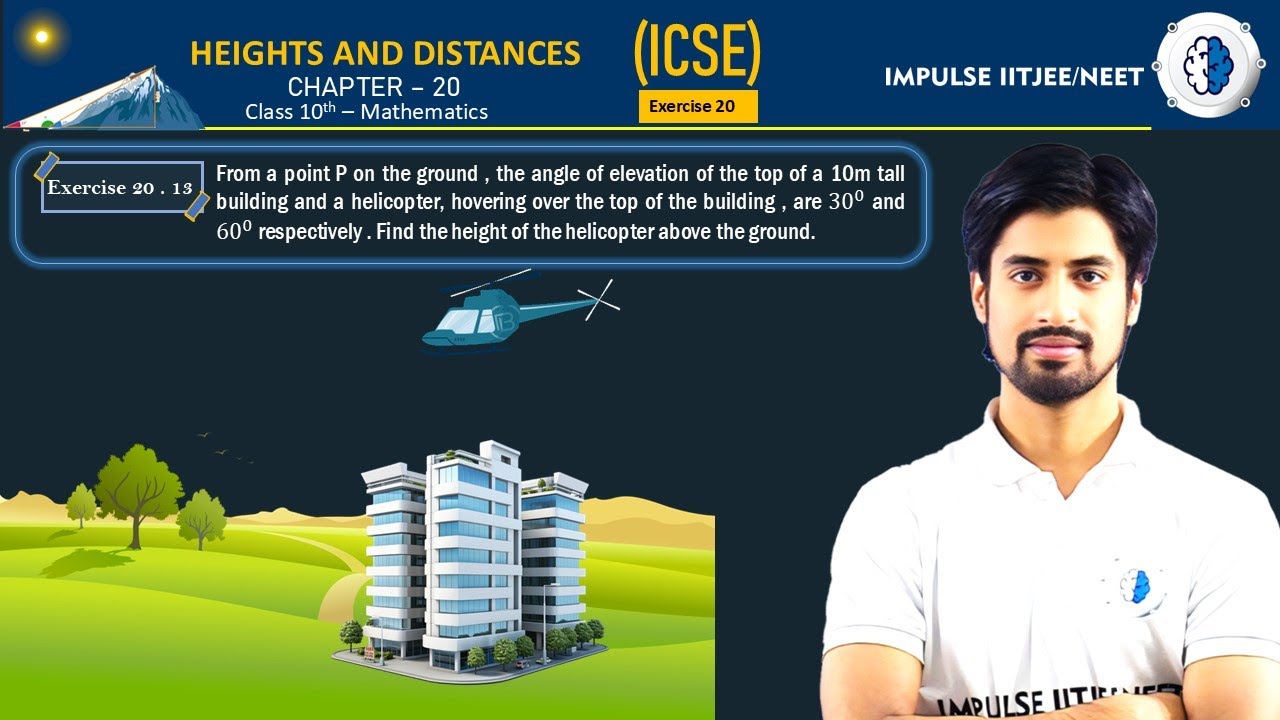 From a point P on the ground , the angle of elevation of the top of a ...