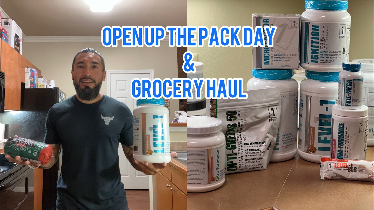 Grocery haul & open up the pack day! Nutrition #fitness#nutrition#coach ...