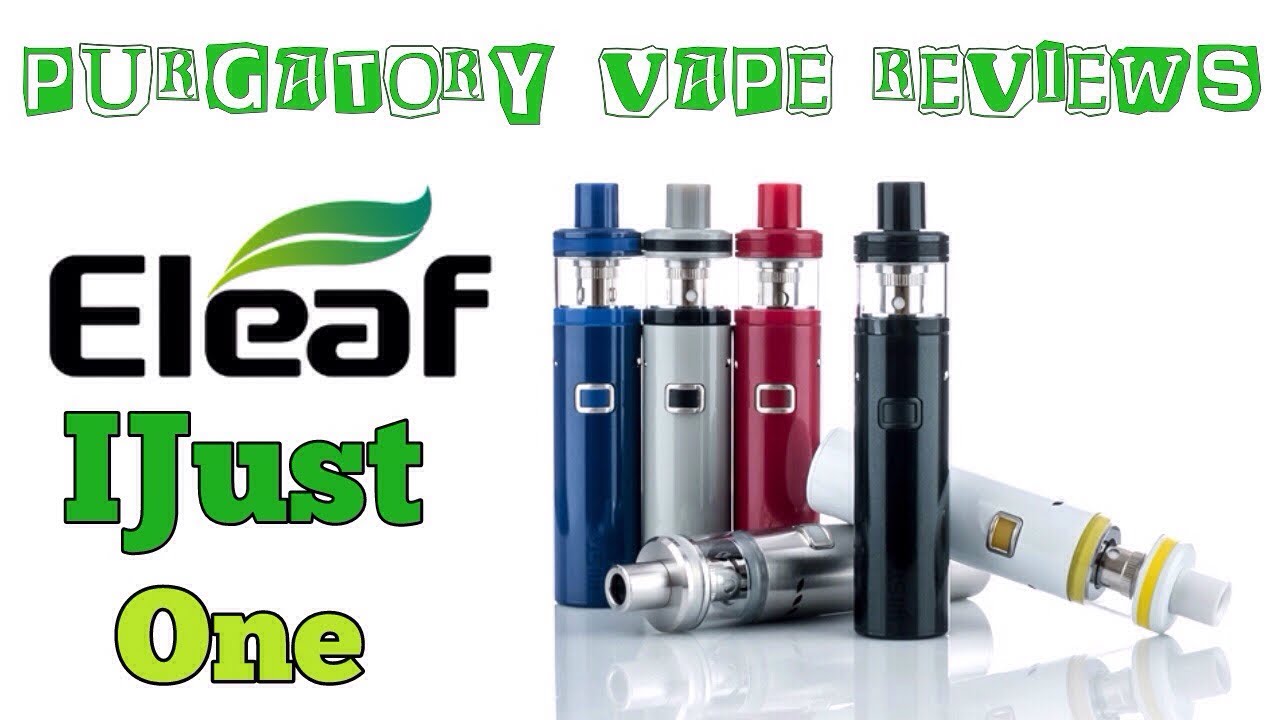 Eleaf iJust One Unboxing and Review - YouTube