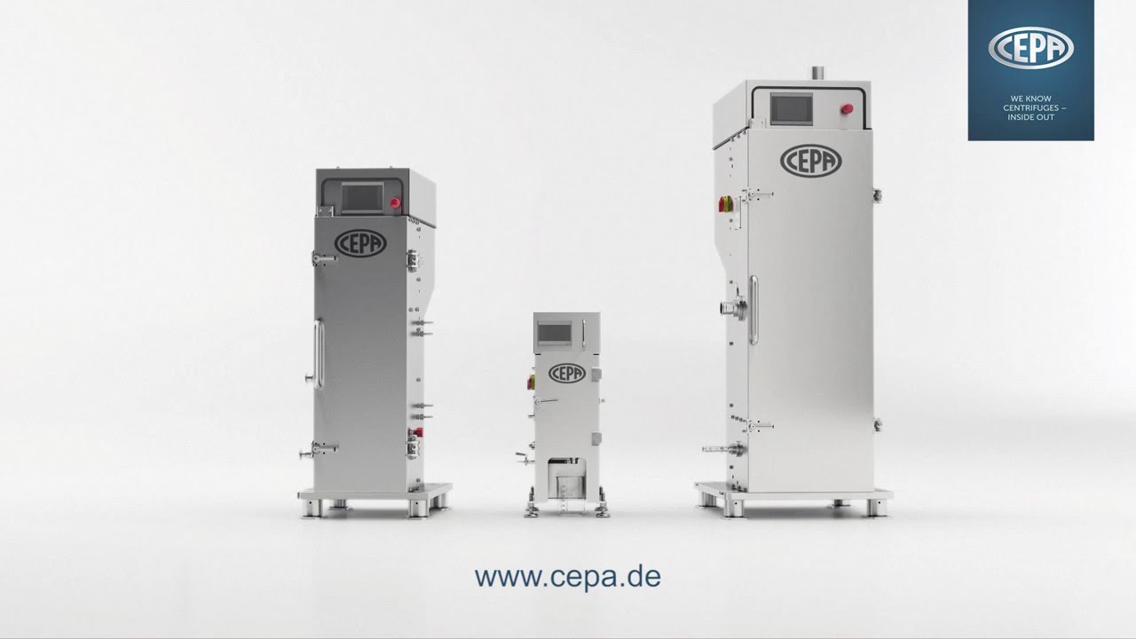 CEPA Centrifuges Series GP - YouTube