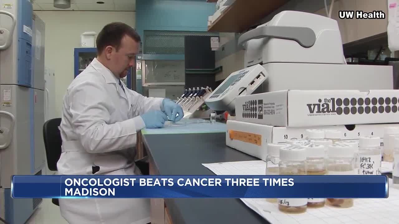 UW Health oncologist overcomes colon cancer three times - YouTube