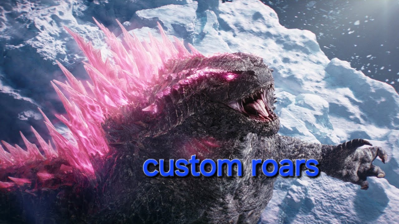 evolved godzilla roar but they are custom roars Instead - YouTube