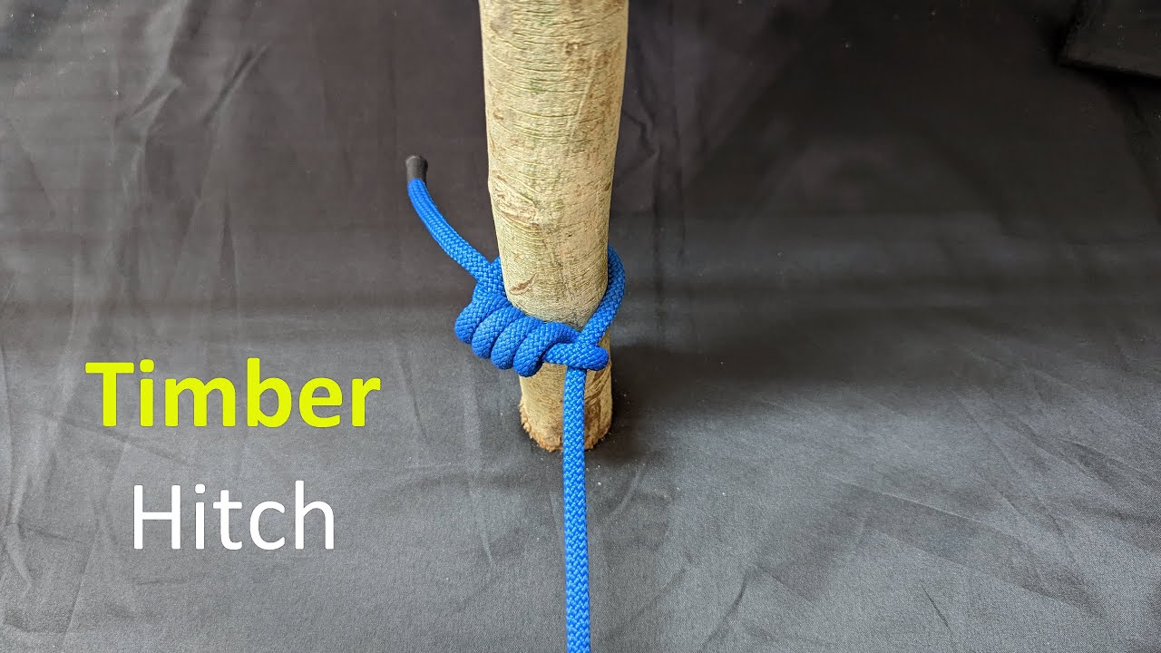 【Timber Hitch】繫木結 - YouTube