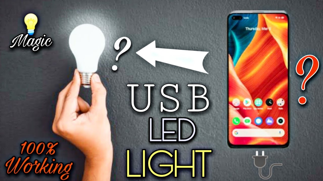 How to Make Powerful USB LED Light - USB led Light - YouTube