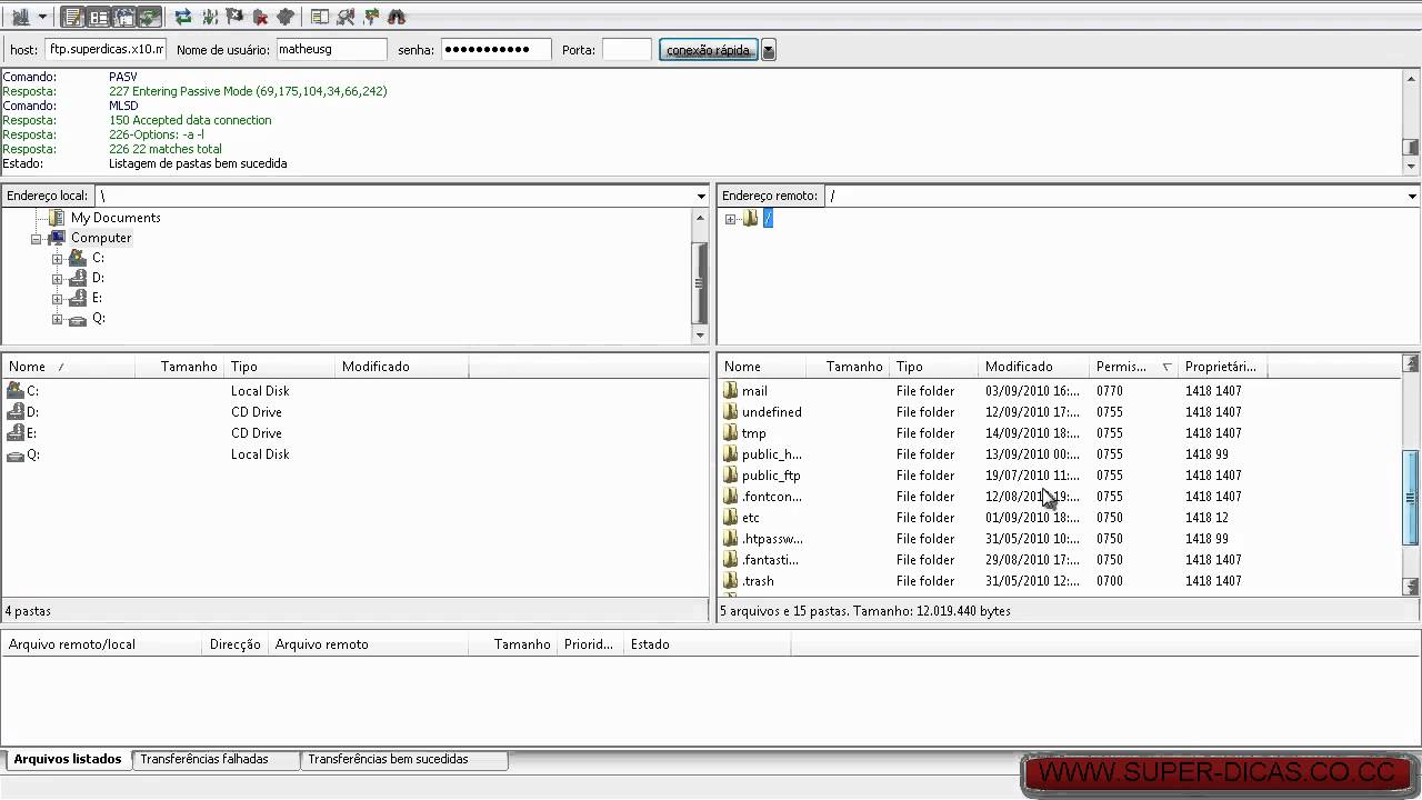 tutorial filezilla - YouTube