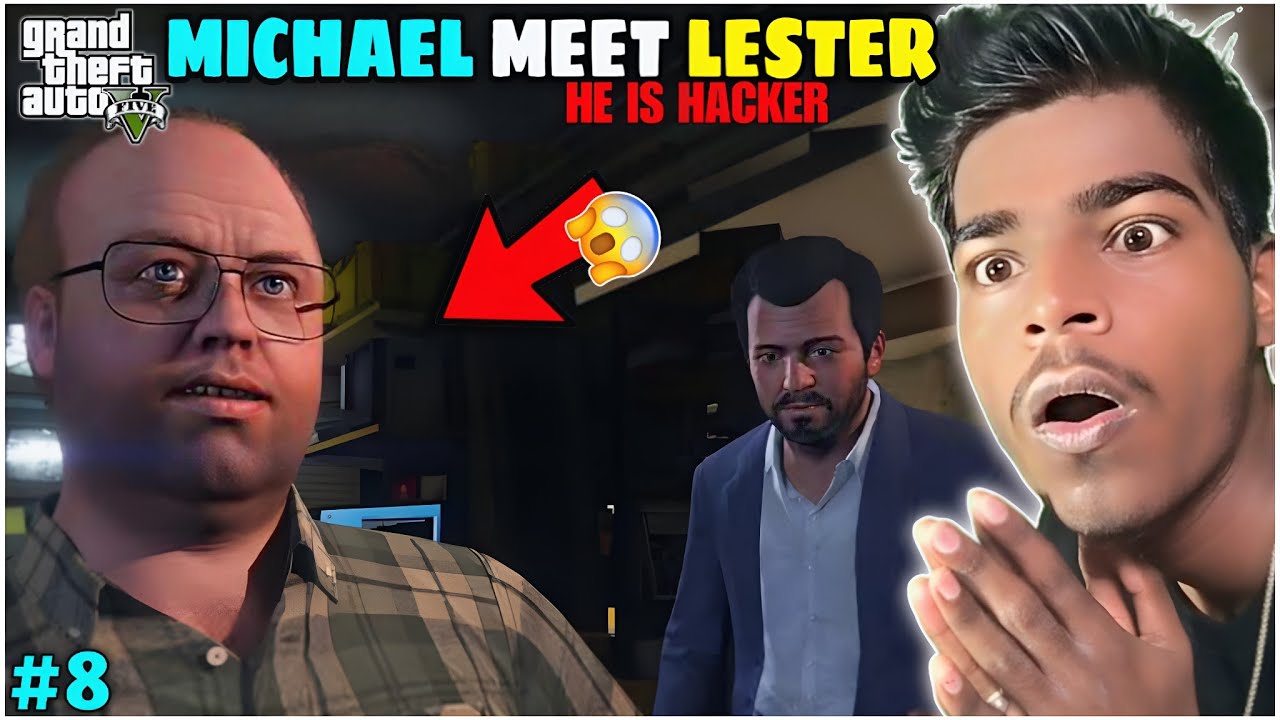 🤩 MICHAEL MEET LESTER CREST HE IS HACKER - 😱 CHIKII GTA 5 GAMEPLAY IN ...