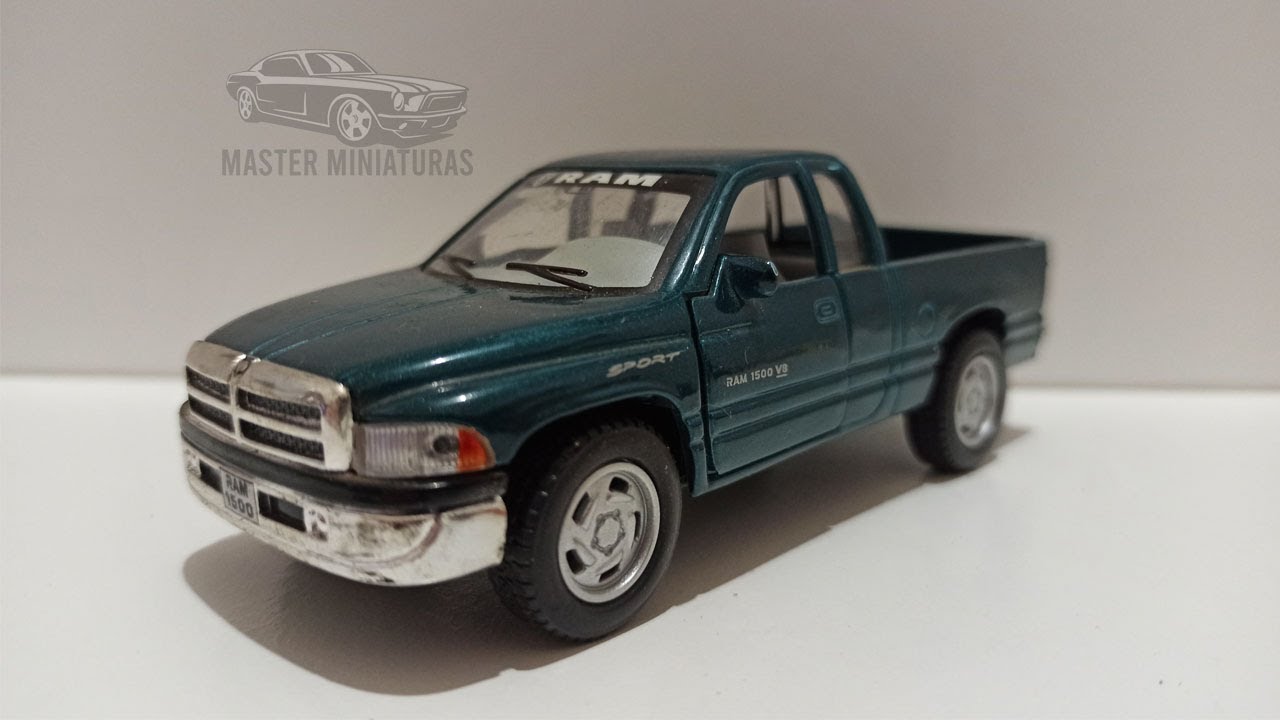 Miniatura Carro De Ferro Dodge Ram 1500 Kinsmart - YouTube