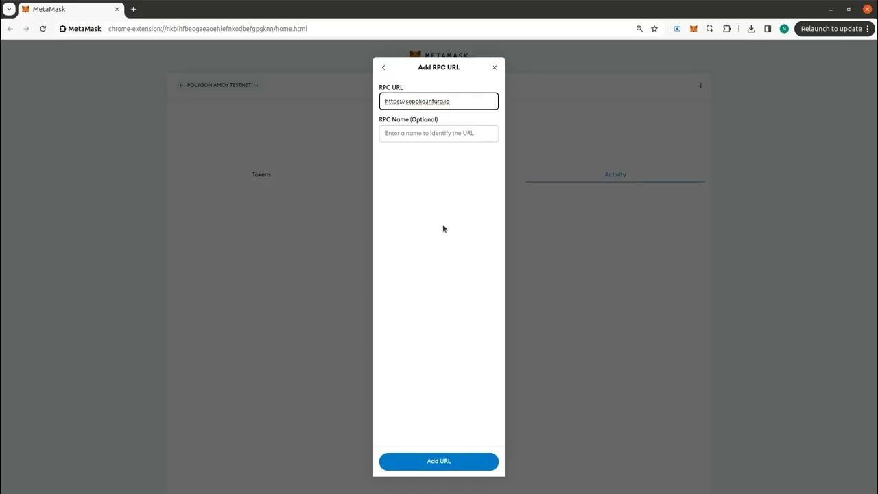 Blockchain Testing | How to Add Amoy & Sepolia Testnet to MetaMask ...