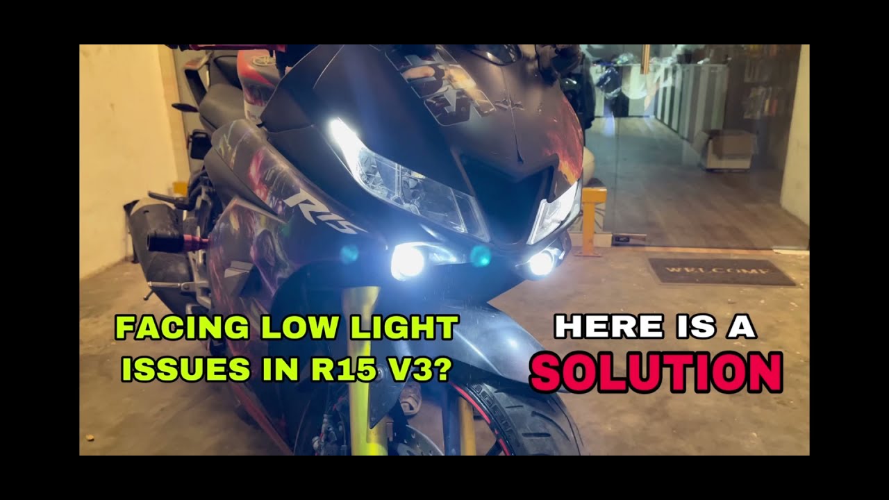 R15 V3 EXTRA LIGHT | FOG LIGHT | R15 V3 SUBMASK WITH LIGHT - YouTube