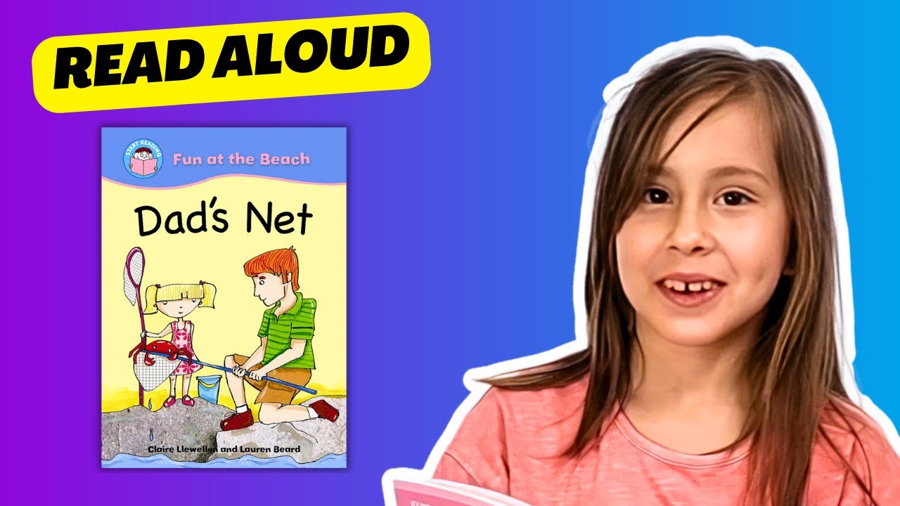 Fun at the Beach: Dad's Net 🏖️ [Fun Children's Story | Read Aloud ...