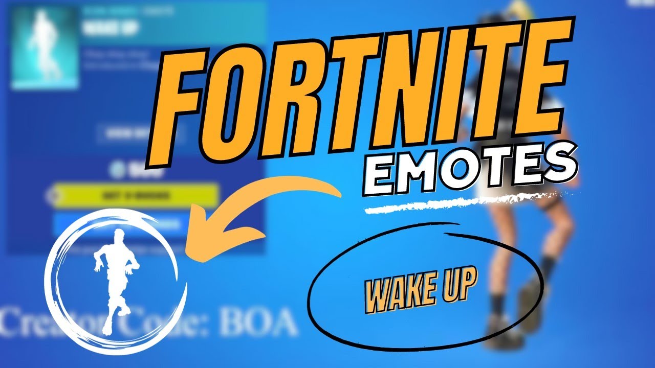 WAKE UP | Fortnite Emote - YouTube