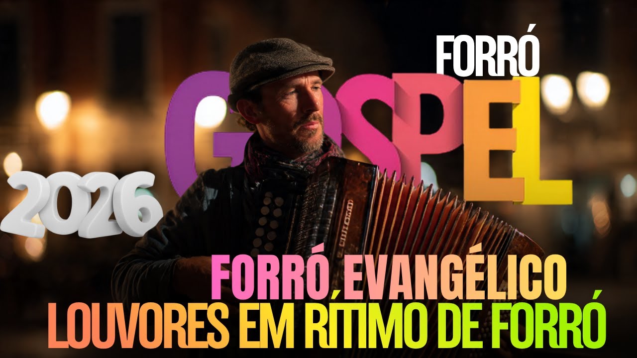 FORRÓ GOSPEL 2026 - LOUVORES EM RÍTIMO DE FORRÓ - PLAYLIST DE FORRÓ ...
