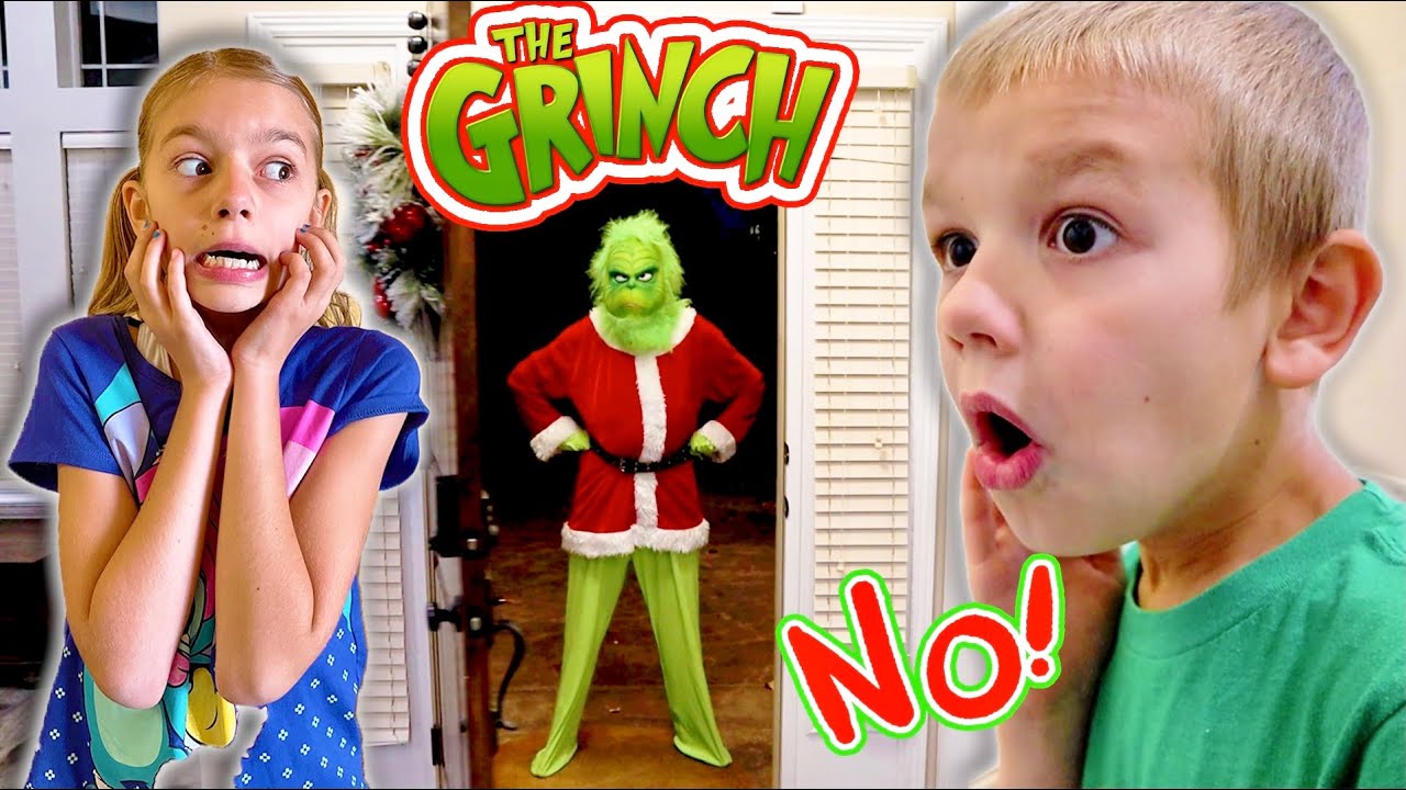 Our BabySitter IS The GRINCH And Hides Our Christmas Presents In ...