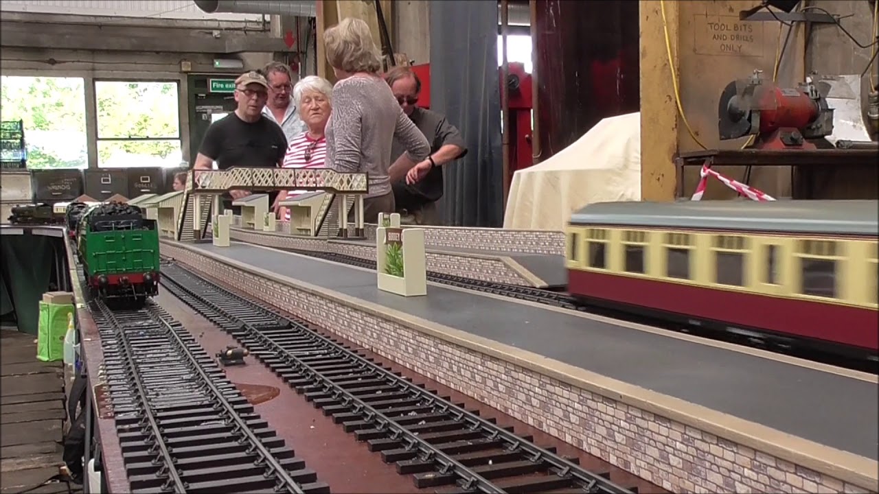 Bluebell model railway weekend - YouTube